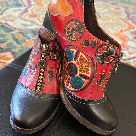 Spring Step | Shoes | Spring Step Lartiste Leather Shootie Ladies 37 ...